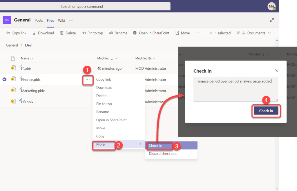 Power BI Governance Part 2: Version control with OneDrive, Teams and ...