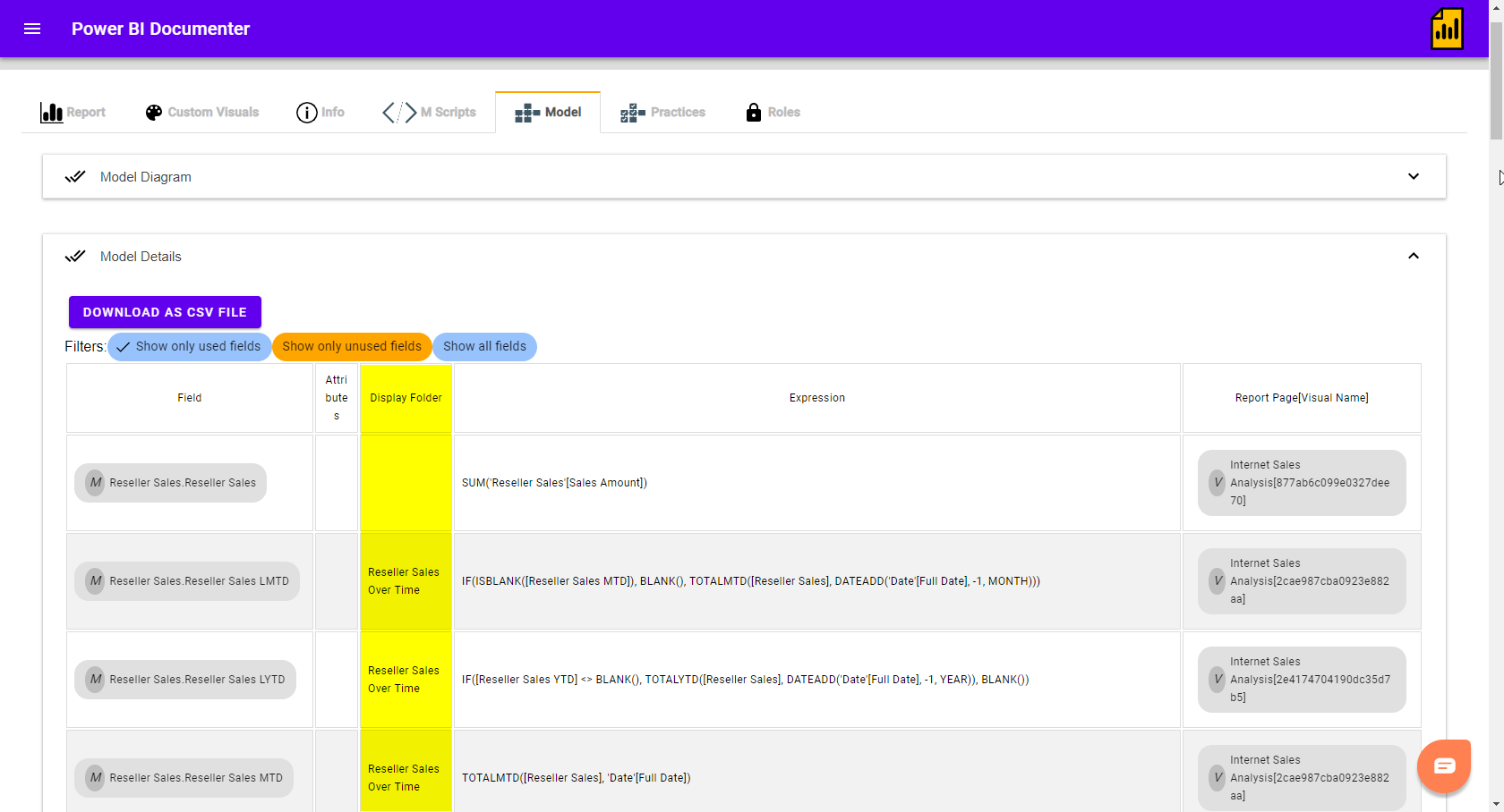 Power BI Documenter December 2018 Release