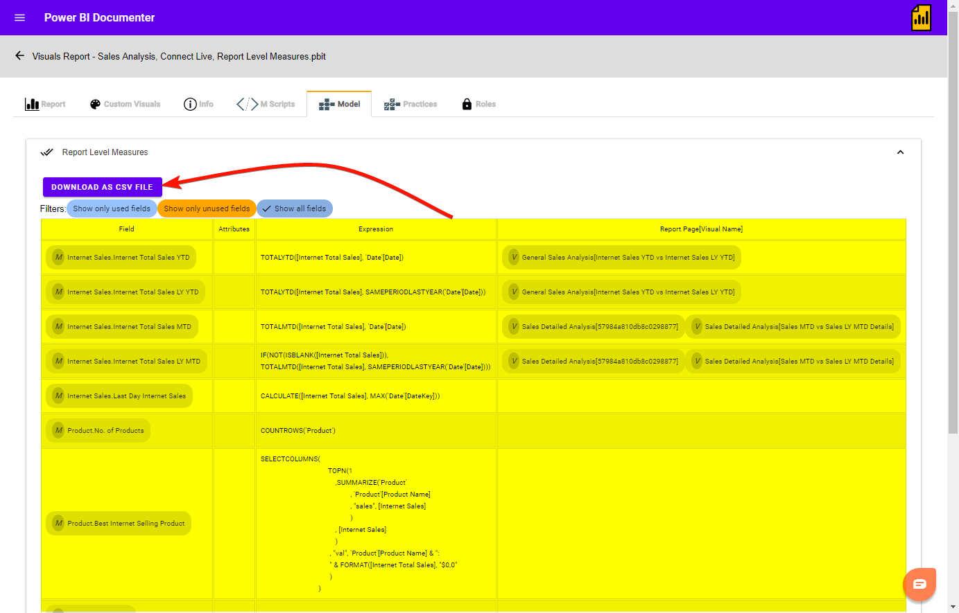 Power BI Documenter December 2018 Release