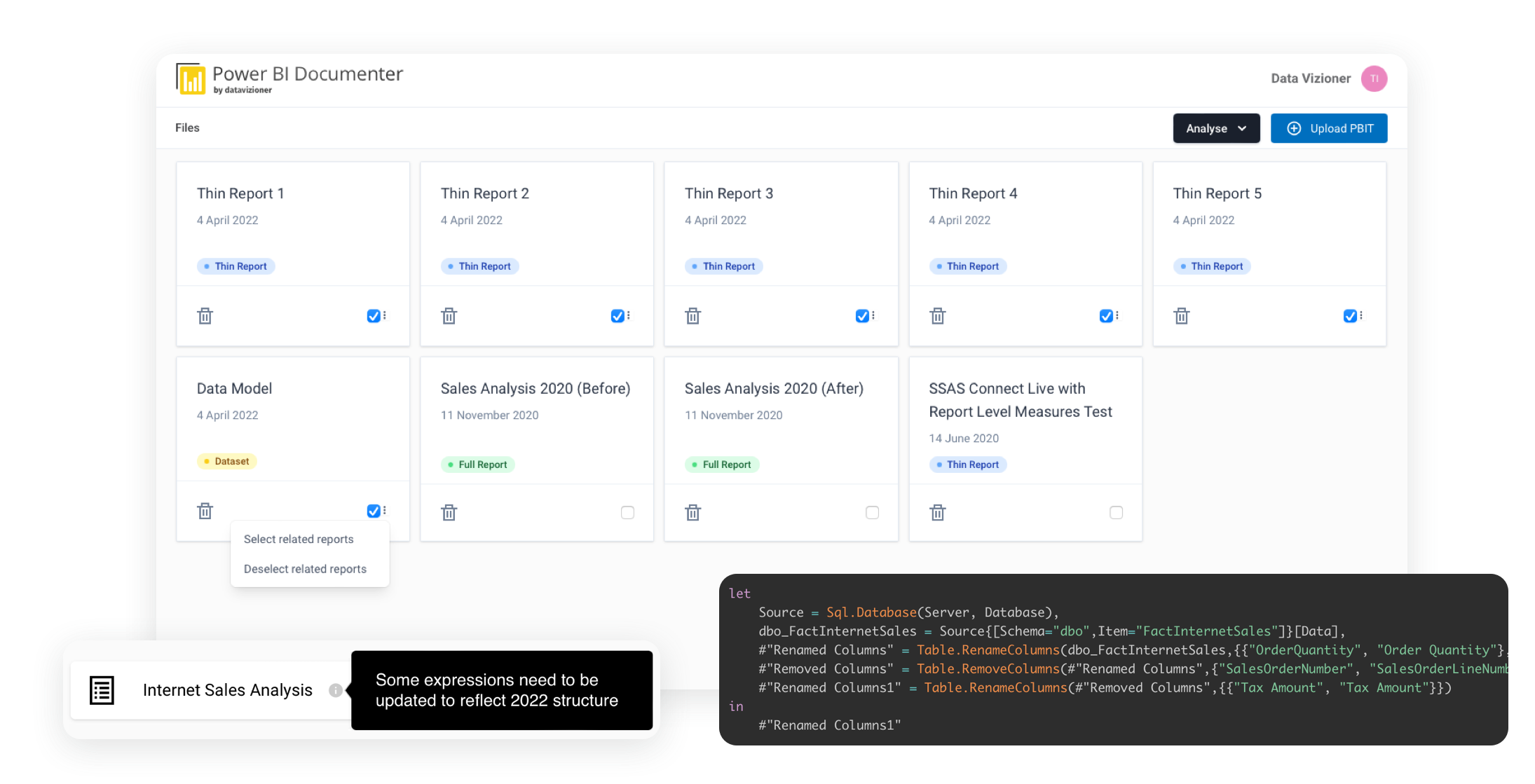 The Data Intelligence Platform for Power BI - Data Vizioner